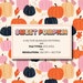 Pink Pumpkin Digital Paper, Fall Pattern, Seamless Pattern, Pumpkin ...