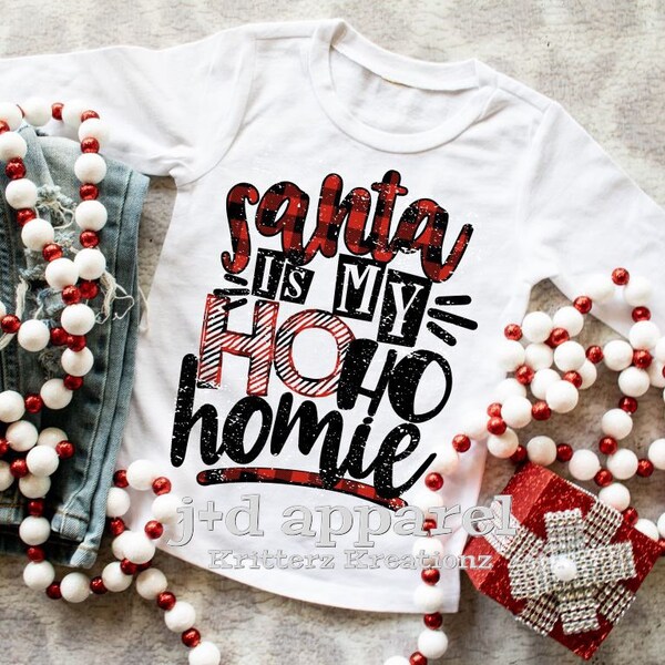 Santas My Homie - Etsy