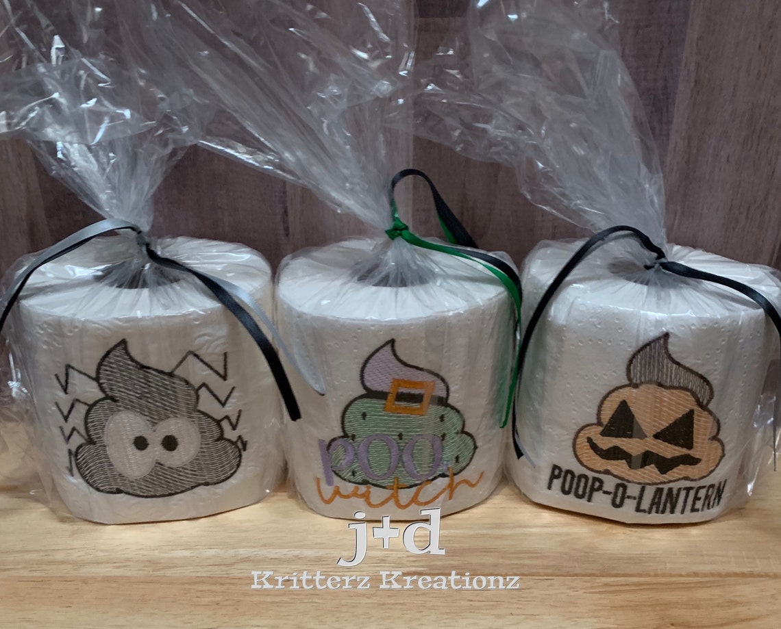 Halloween Decor. Poo Witch. Witch. Poop. Halloween Embroidered | Etsy