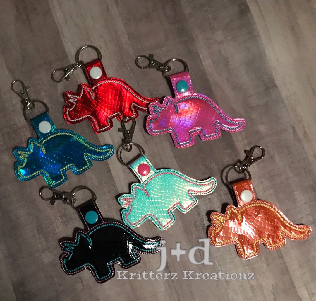 Dinosaur Snap Tab. Dinosaur Keychain. Triceratops Snap Tab. Triceratops ...
