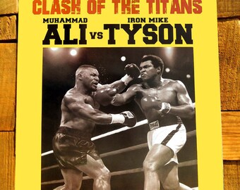 Muhammad Ali Fight Poster - Etsy