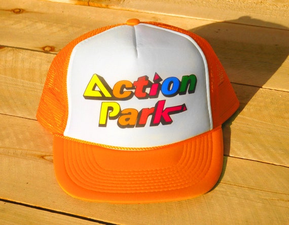 Vintage Action Park New Jersey Theme Park Mesh Adjustable - Etsy