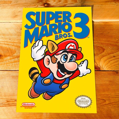 Super Mario Bros. 3 Poster | Etsy