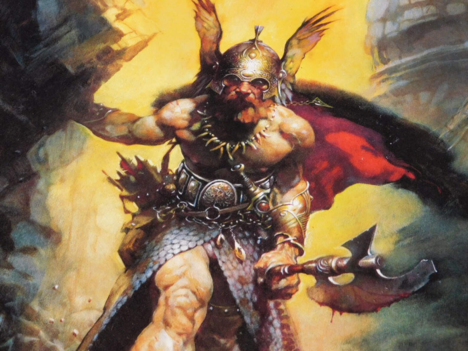 Vintage Original 70's Frank Frazetta Dark Kingdom Molly | Etsy