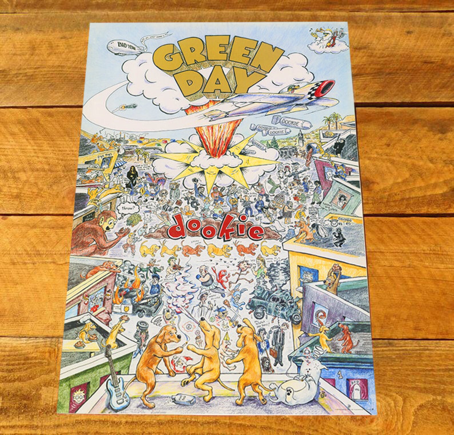 Classic Green Day Dookie Poster 24x36 Still Rolled | Etsy