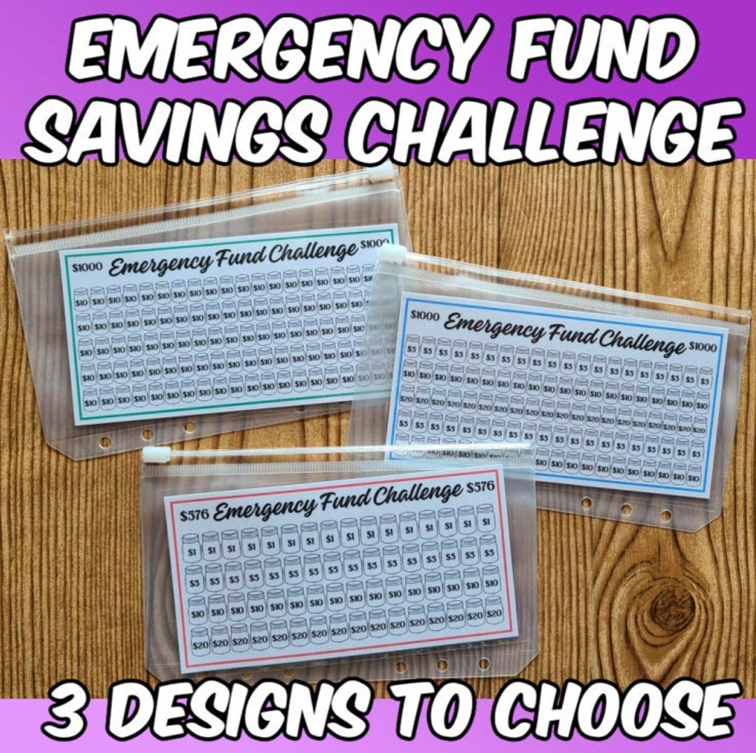 Emergency Fund Savings Challenge || Savings Challenge || Emergency Fund ...