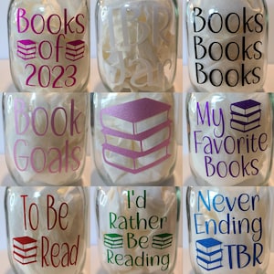 Mini Book Jar || TBR Jar || Mini Books || Miniature Book Jar ...