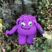 Blue Imaginary Friend Amigurumi Doll Pattern Crochet Monster Plushie ...