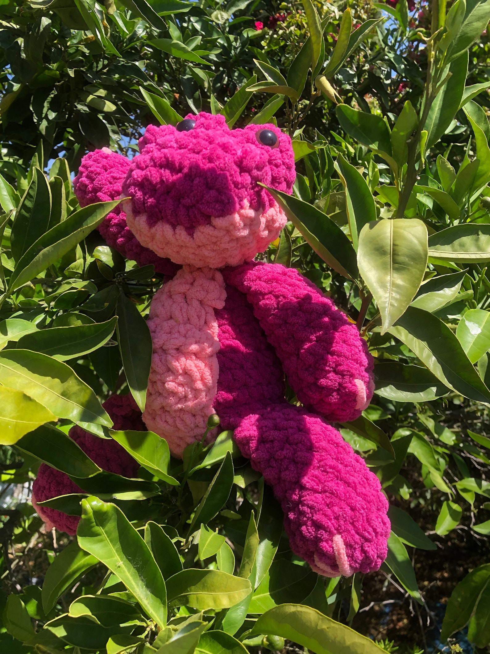 Pink Alligator Imaginary Friend Crochet Pattern Stuffed Toy Amigurumi ...