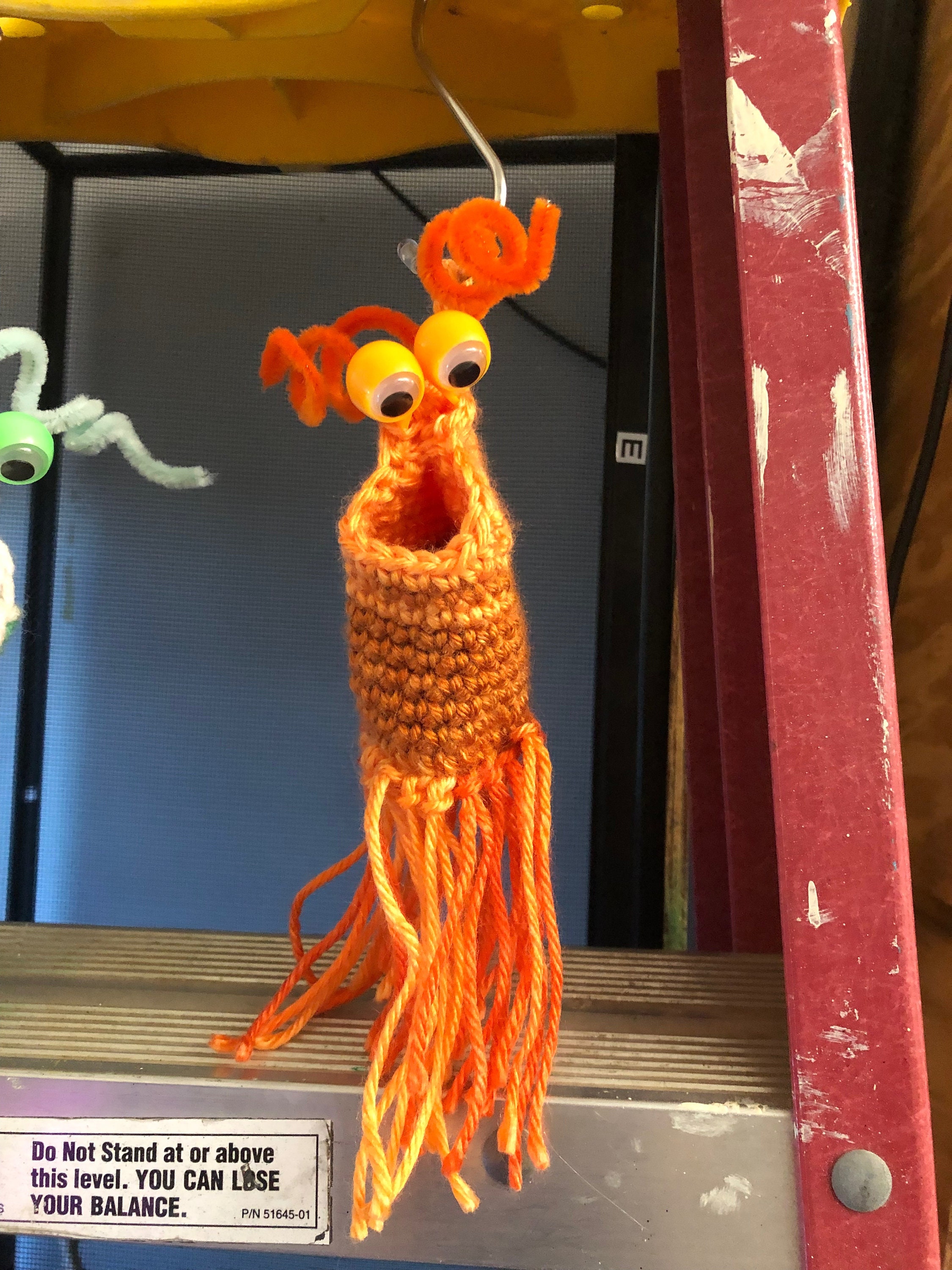 Yip Yip Monster Alien Crochet Friend Car Hanger Mini Purse Clip Backpack Buddy Crochet Pattern ...