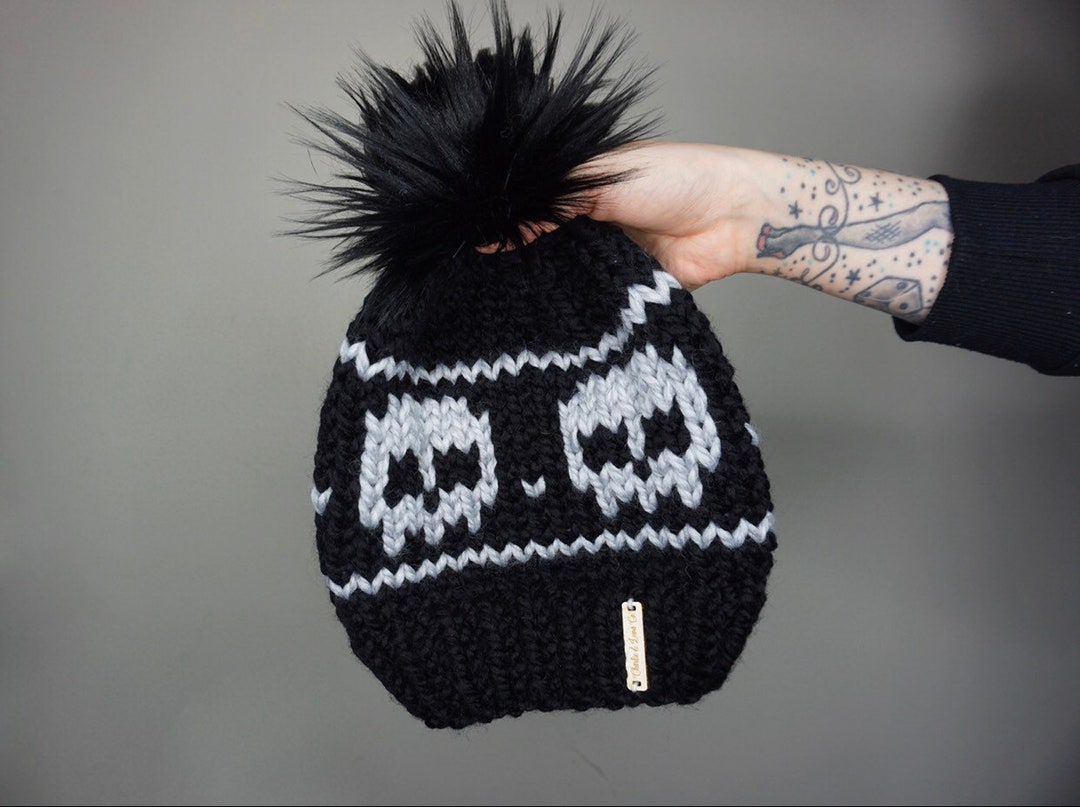 Blackout Skull Beanie Charlie and Luna Co., Women's, Men's, Teen ...