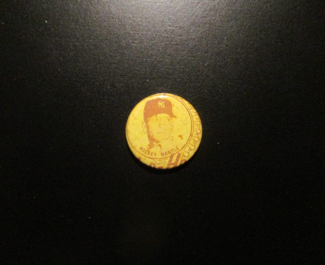 New York Yankees #7 Mickey Mantle 1-1/4" Yoo-hoo Button Magnet - Etsy