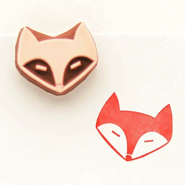 Fox Stamp - Etsy