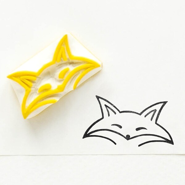 Fox Stamp - Etsy