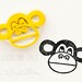 Monkey Stamp Rubber Stamp Ape Stamp Funny Monkey Small - Etsy