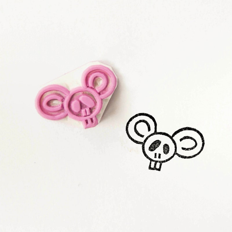 Mouse Rubber Stamp - Etsy