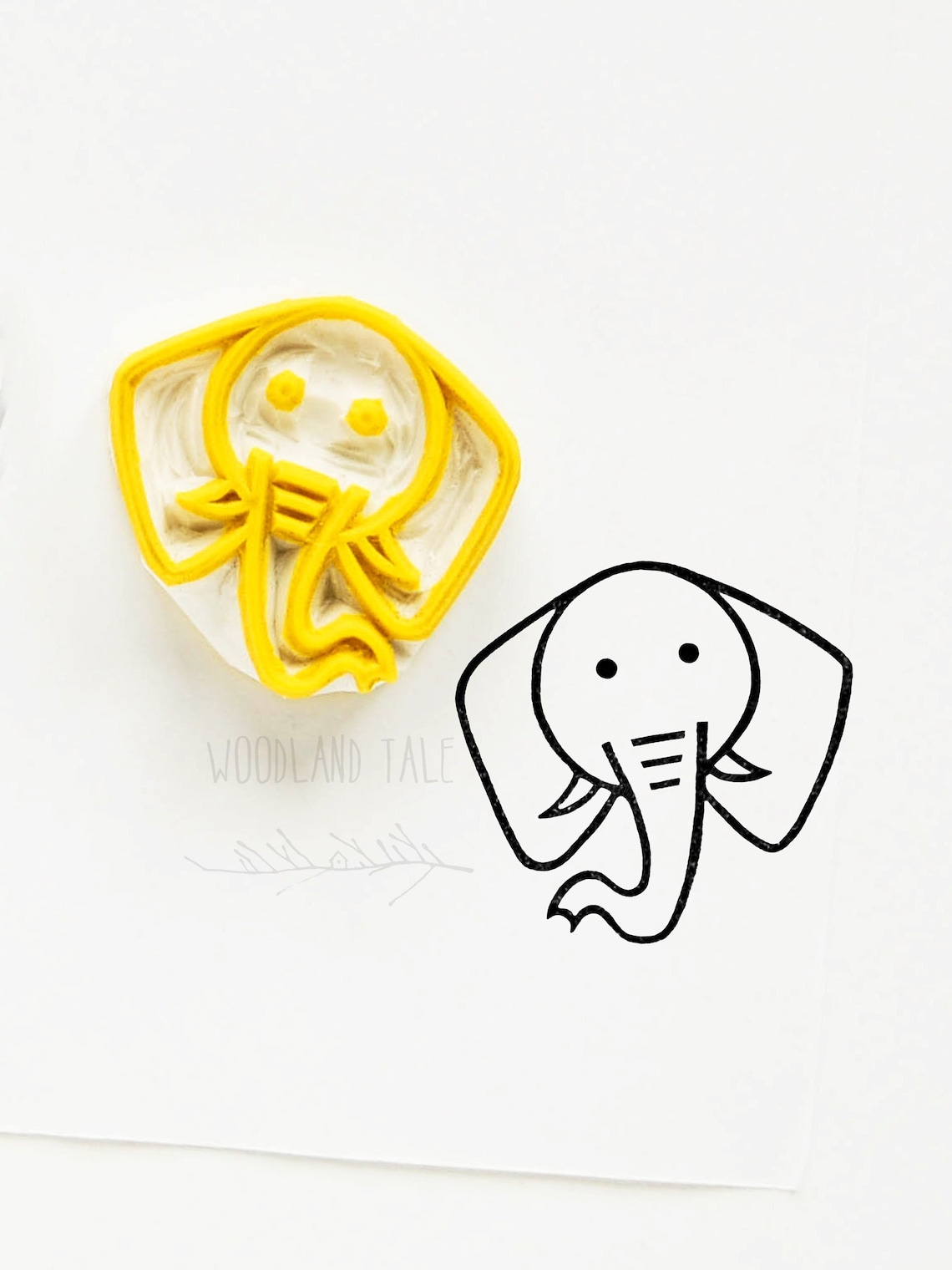 Elephant Stamp Handmade Stamps African Animal Zoo Stamp - Etsy