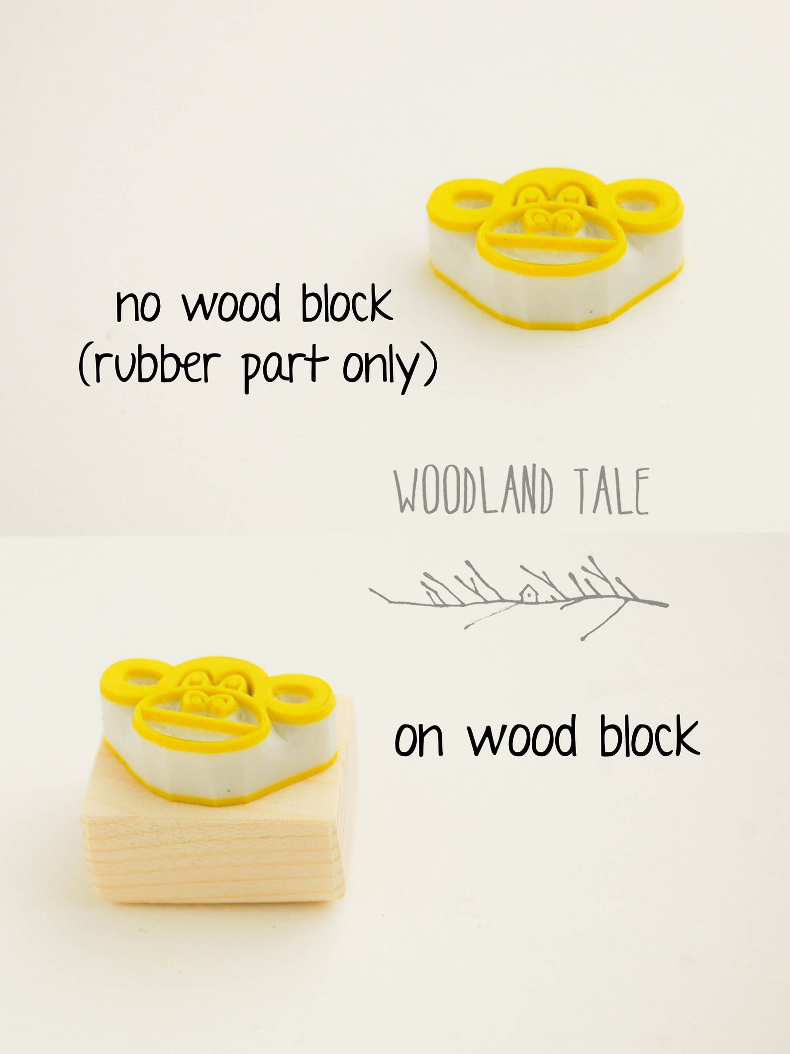 Monkey Stamp Rubber Stamp Ape Stamp Funny Monkey Small - Etsy