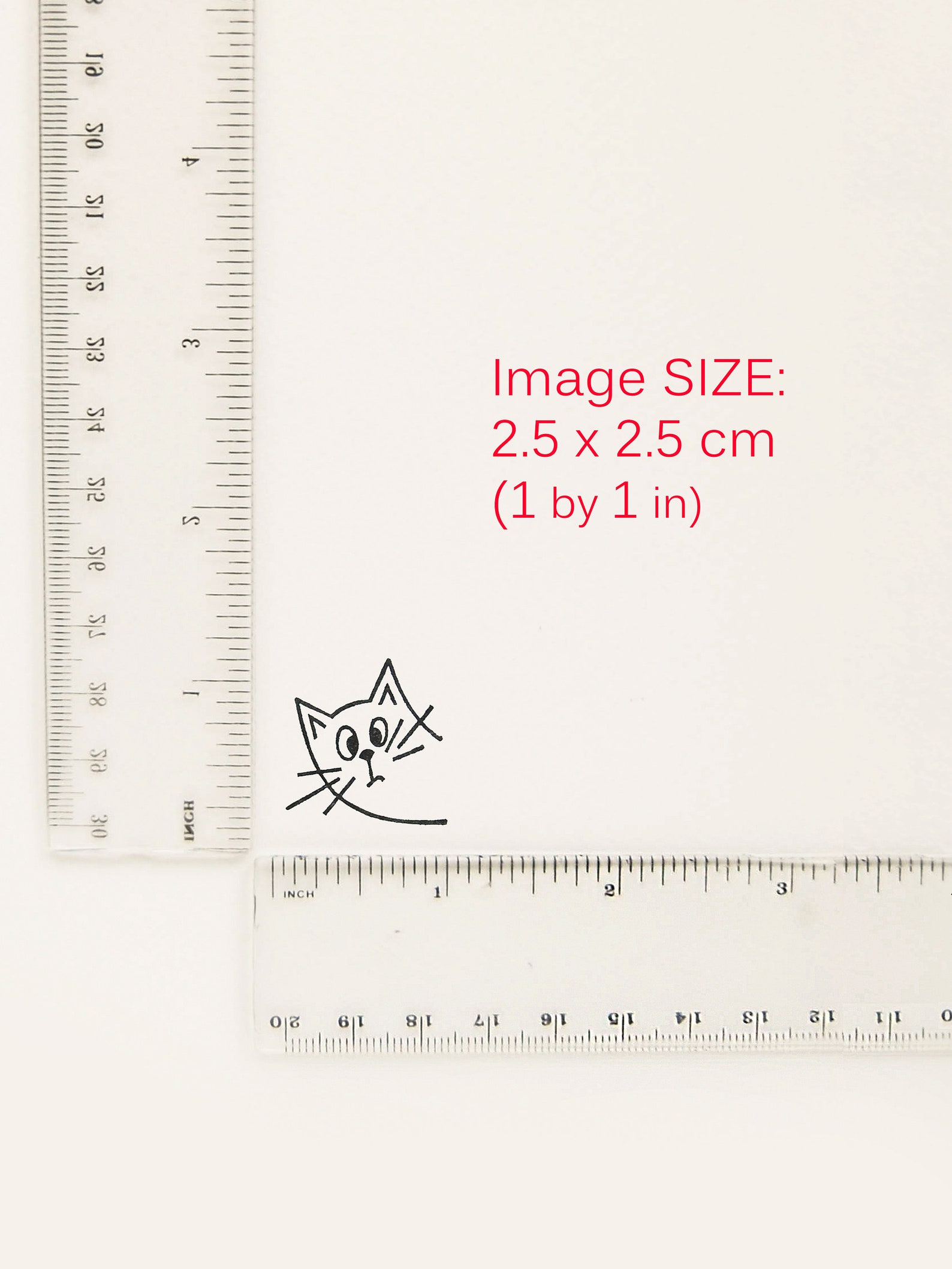 Cat Stamp Custom Rubber Stamps Cute Cat Lover Gift Hand - Etsy