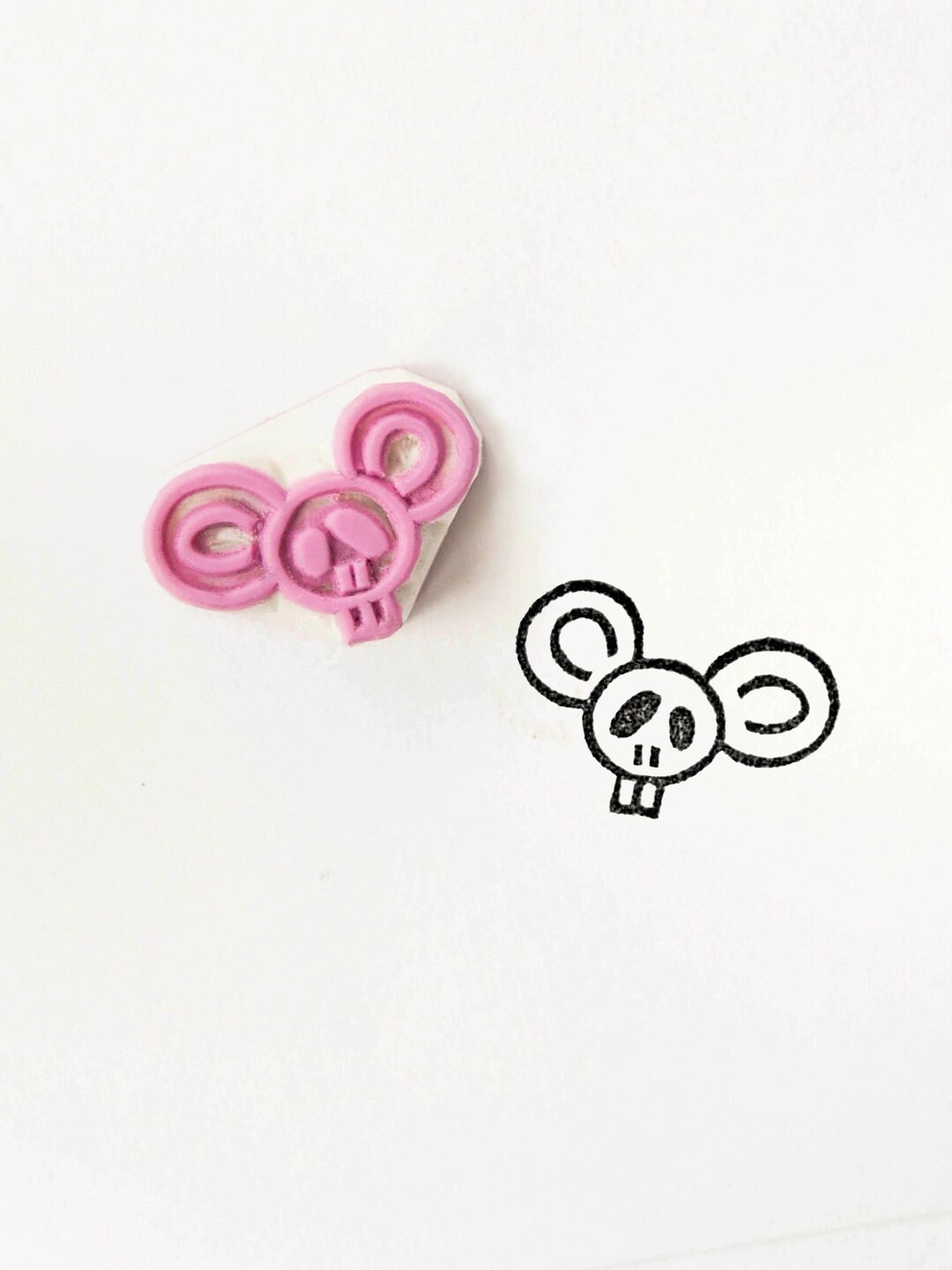 Zombie Mouse Stamp, Mouse Skull, Mouse Rubber Stamp, Rubber Stamp ...