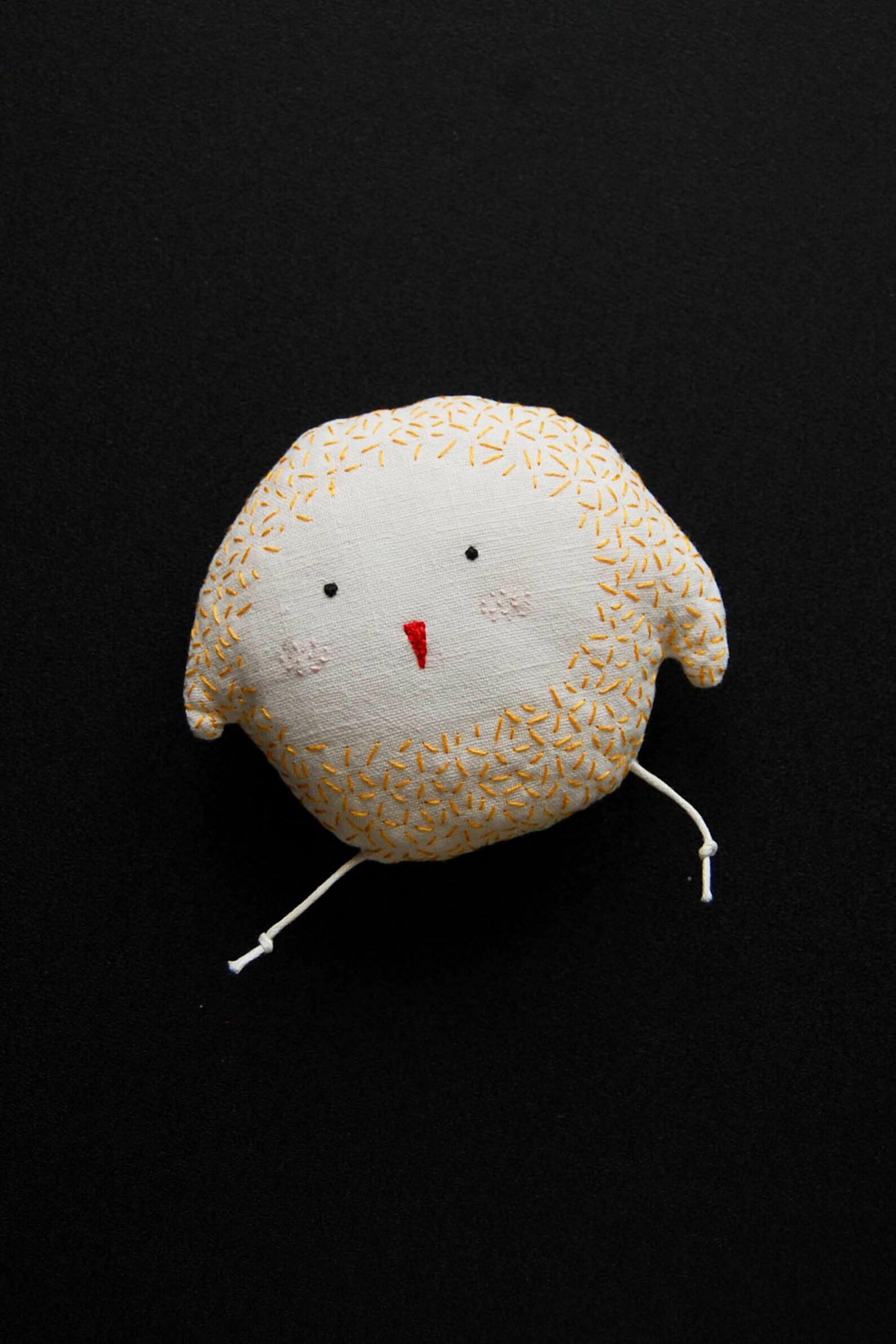 Beige Baby Chick Ornament Upcycled Stuffed Plush Easter - Etsy