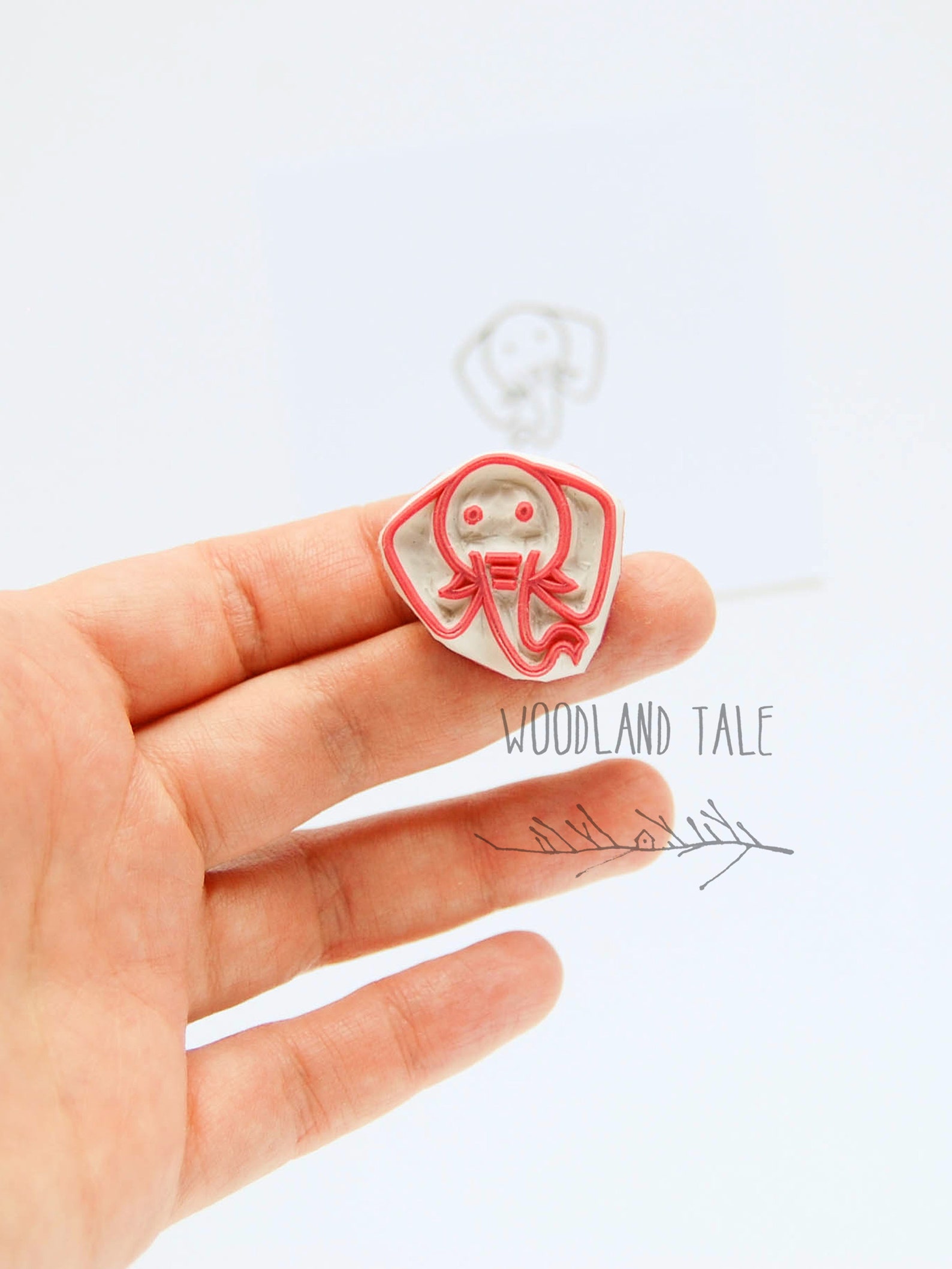 Elephant Stamp Handmade Stamps African Animal Zoo Stamp - Etsy