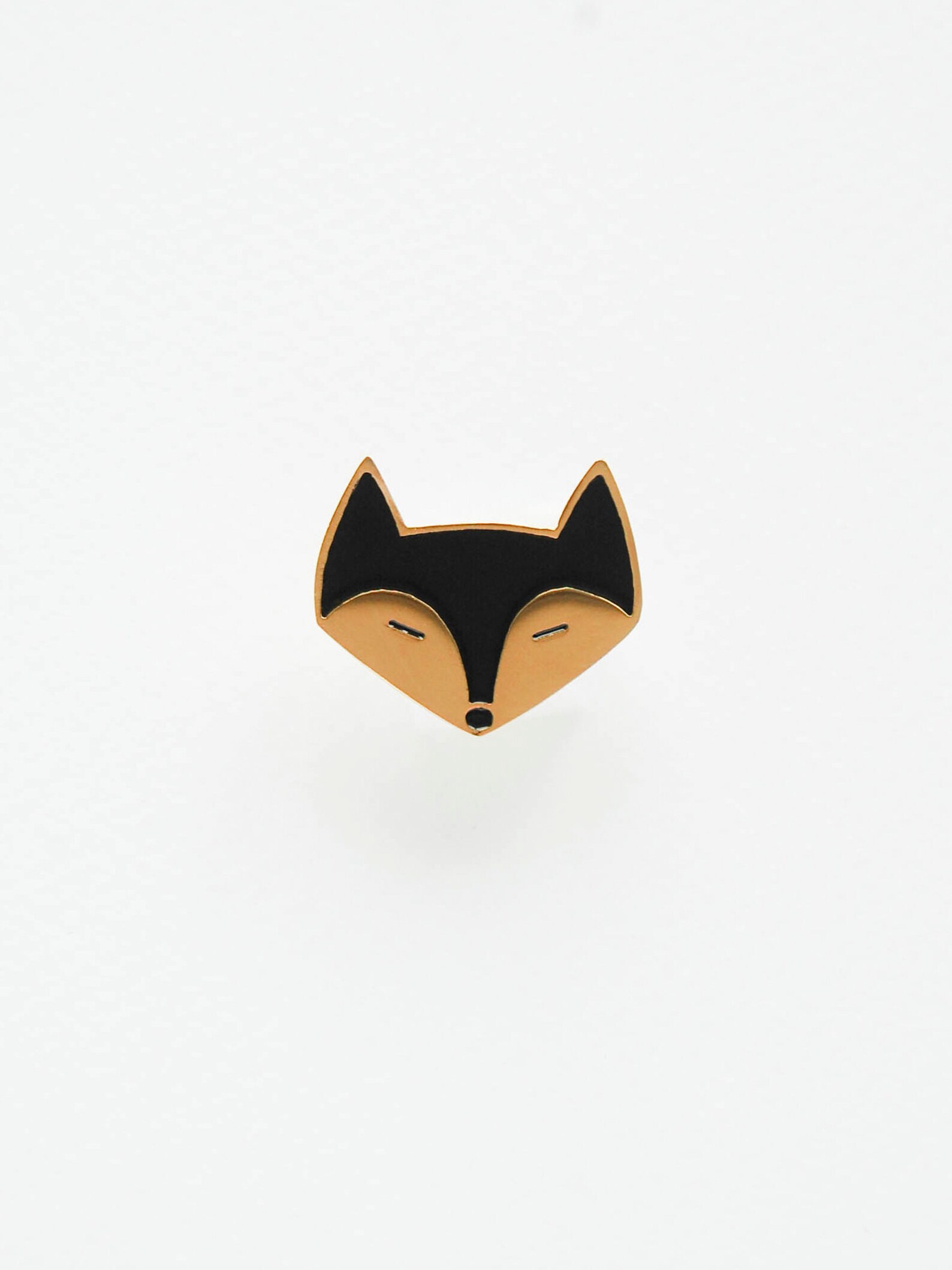 Fox Enamel Pin Kawaii Enamel Pin Fox Brooch Animal Enamel | Etsy