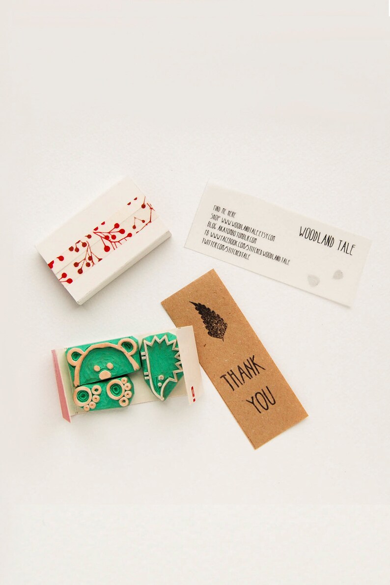 Polar Bear Stamp Bear Rubber Stamp Carved Stamp Small Polar - Etsy