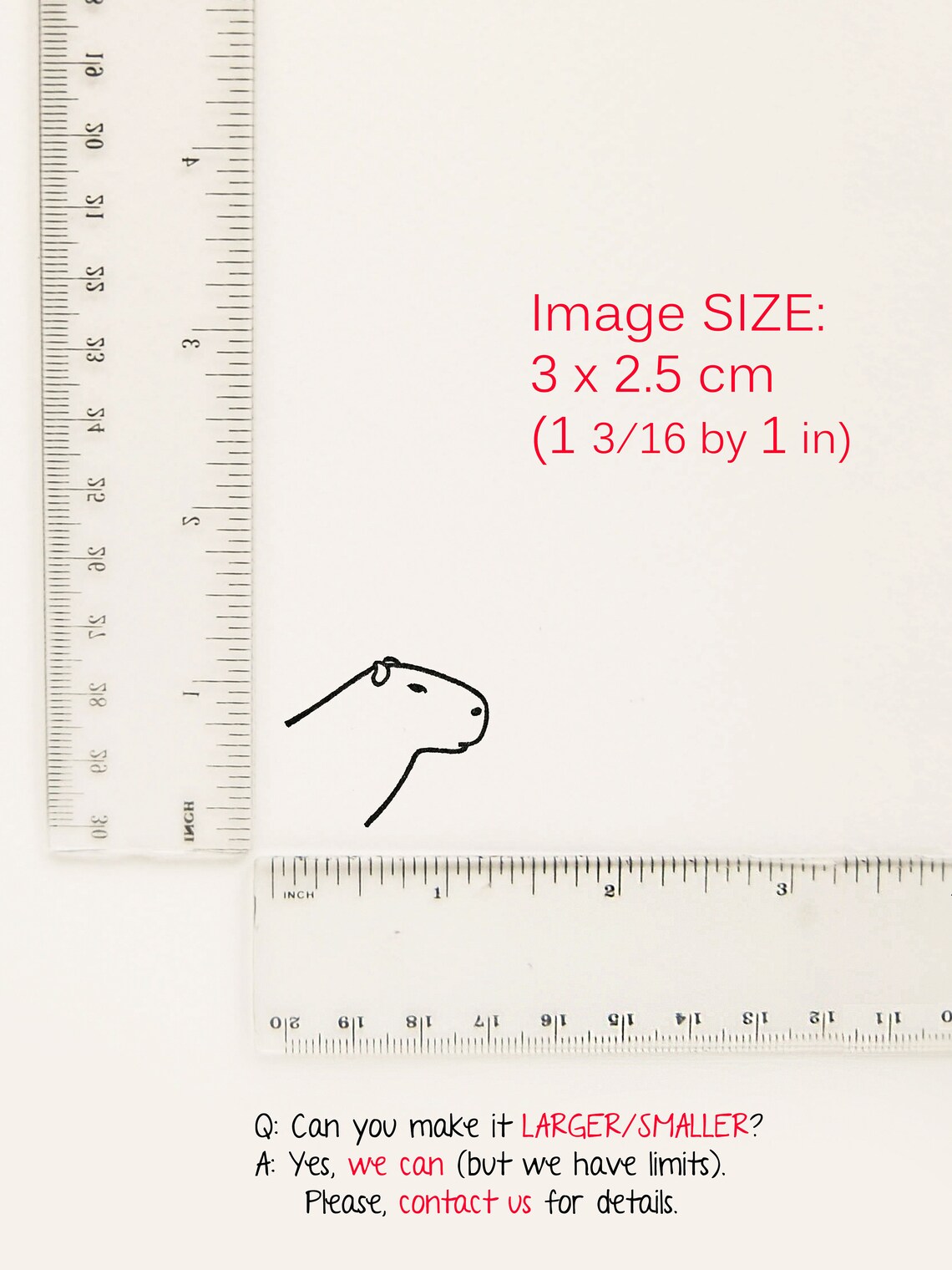 Capybara Stamp Hand Carved Stamp Capy Name Stamp Capy - Etsy
