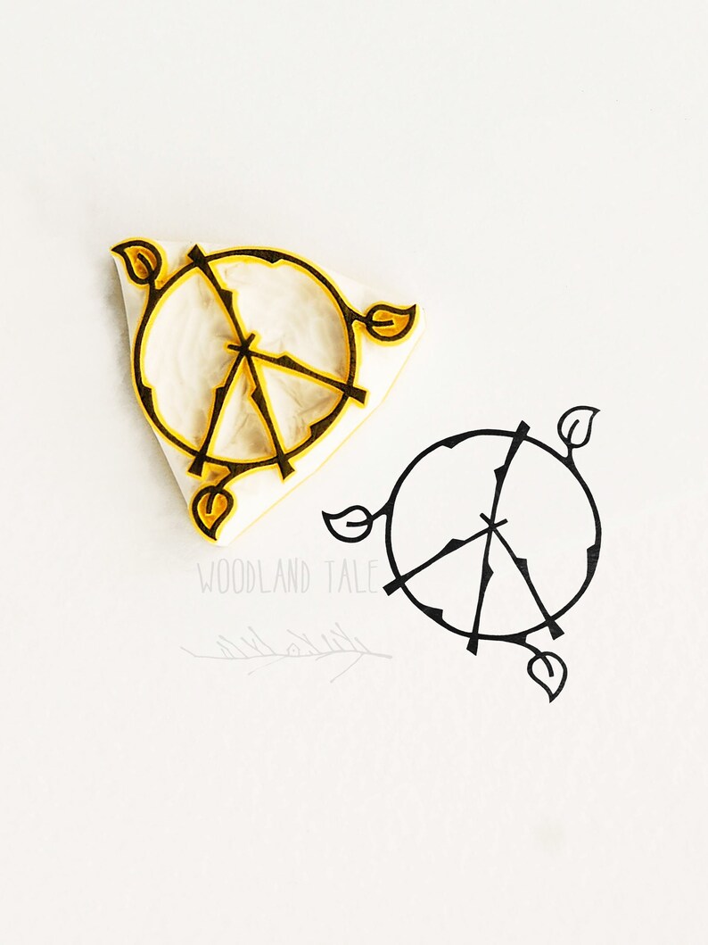 Peace Stamp Peace Sign Peace Rubber Stamp Peace Symbol - Etsy