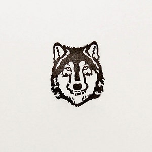 Wolf Stamp Wolf Gifts Dog Lover Gift Best Friend Gift - Etsy