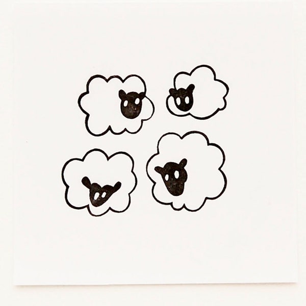 Sheep Stamp - Etsy