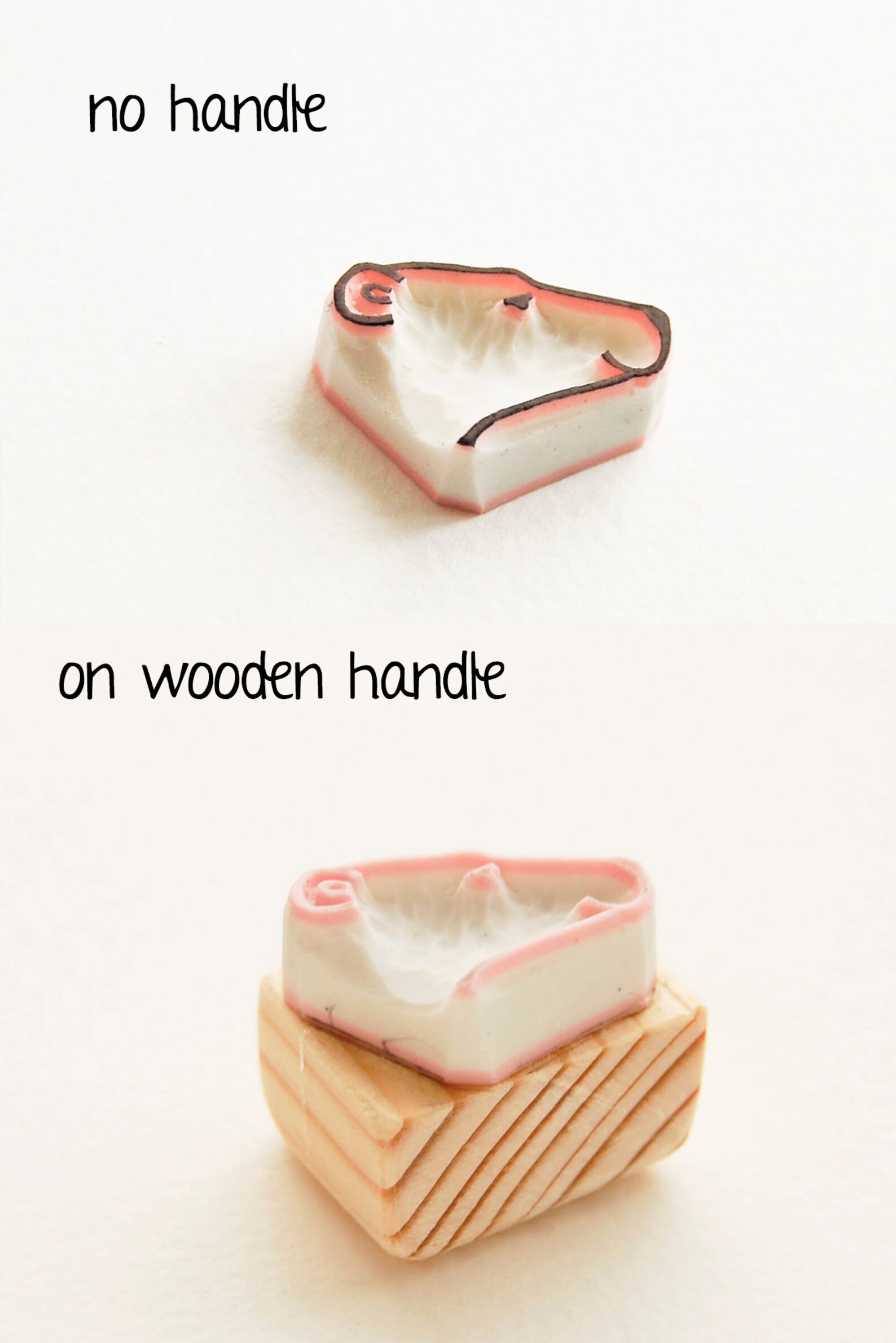 Polar Bear Stamp Bear Rubber Stamp Carved Stamp Small Polar - Etsy