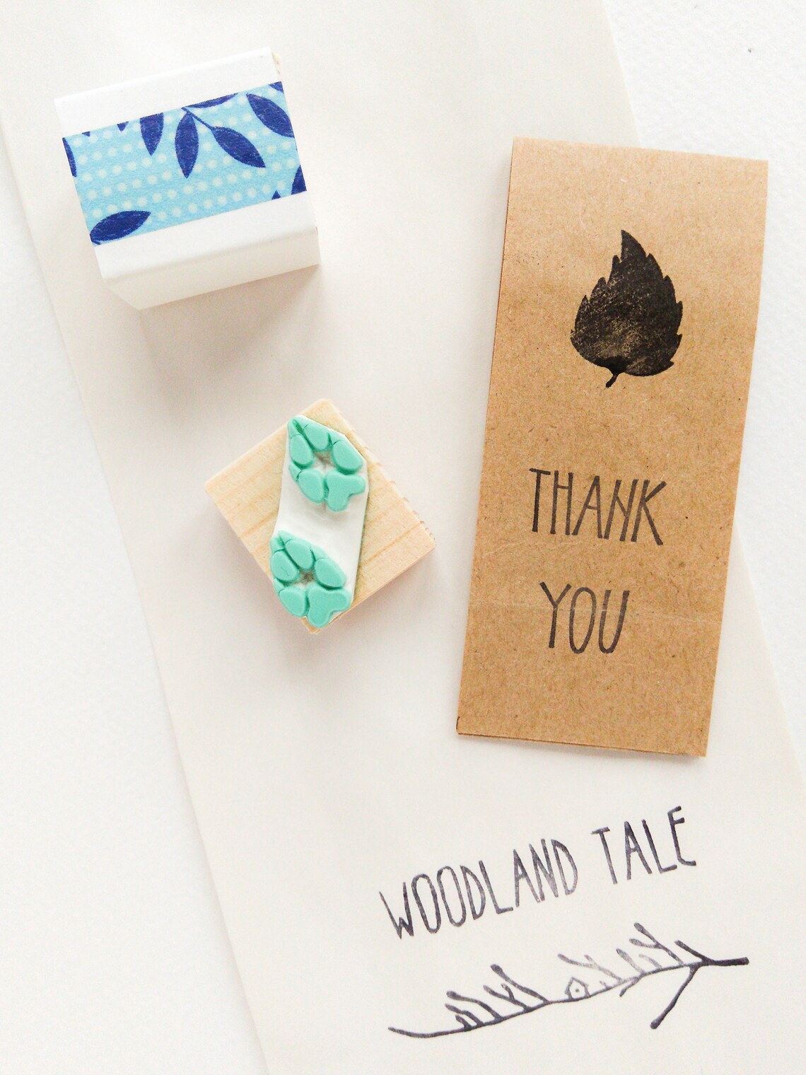 Fox Paw Prints Fox Tracks Stamp Rubber Stamp Animal Tracks - Etsy