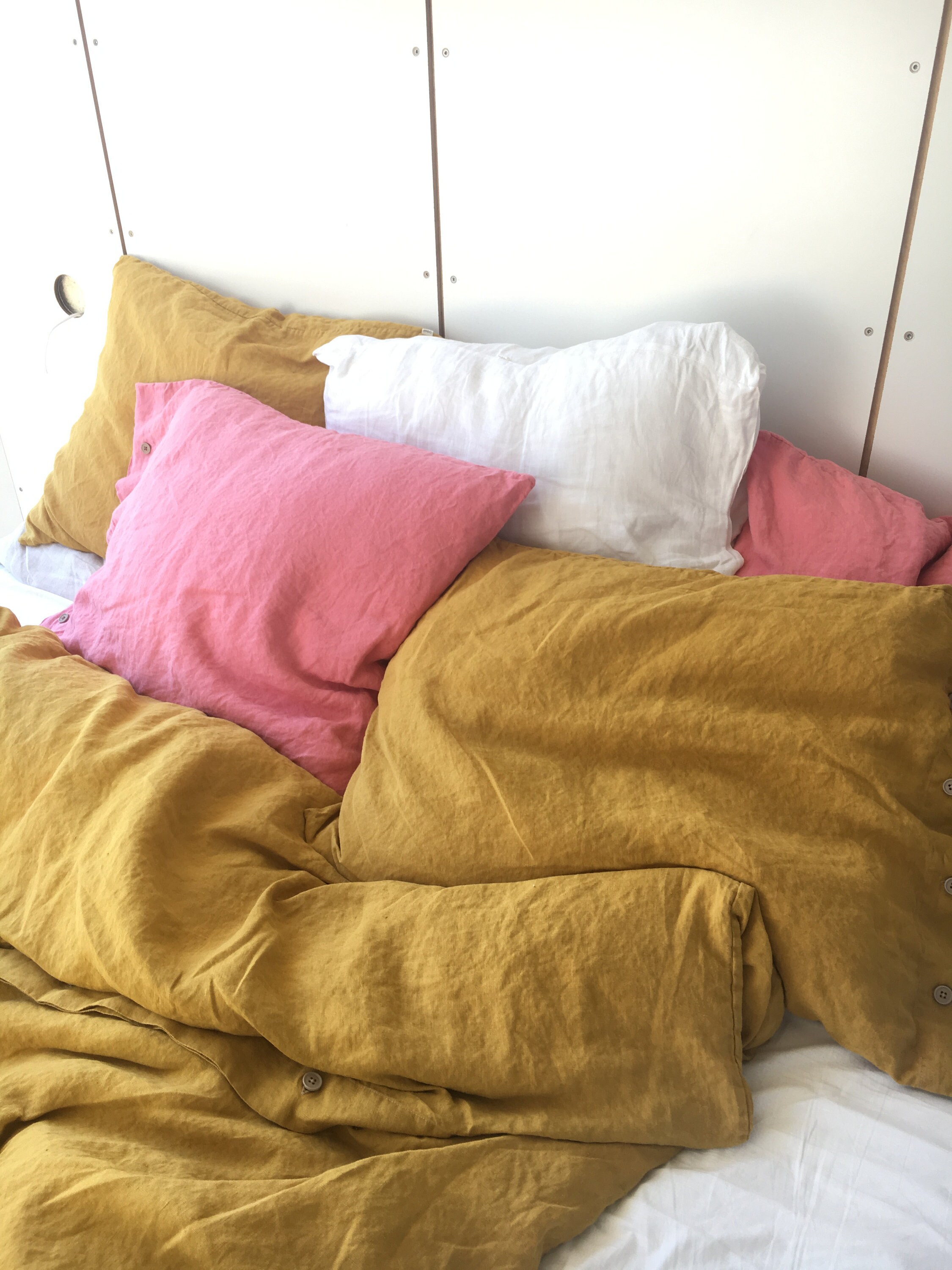 LINEN PILLOWCASE With ENVELOPE Closure Housewife Style Linen | Etsy