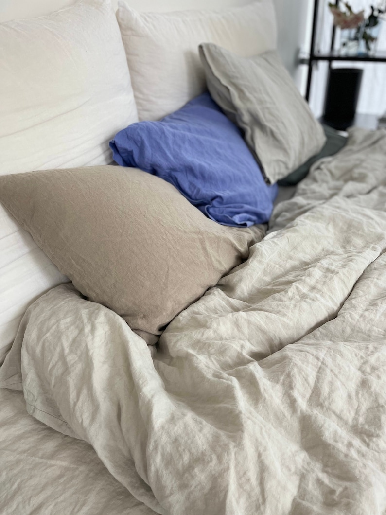 LINEN PILLOWCASE With ENVELOPE Closure Housewife Style Linen | Etsy