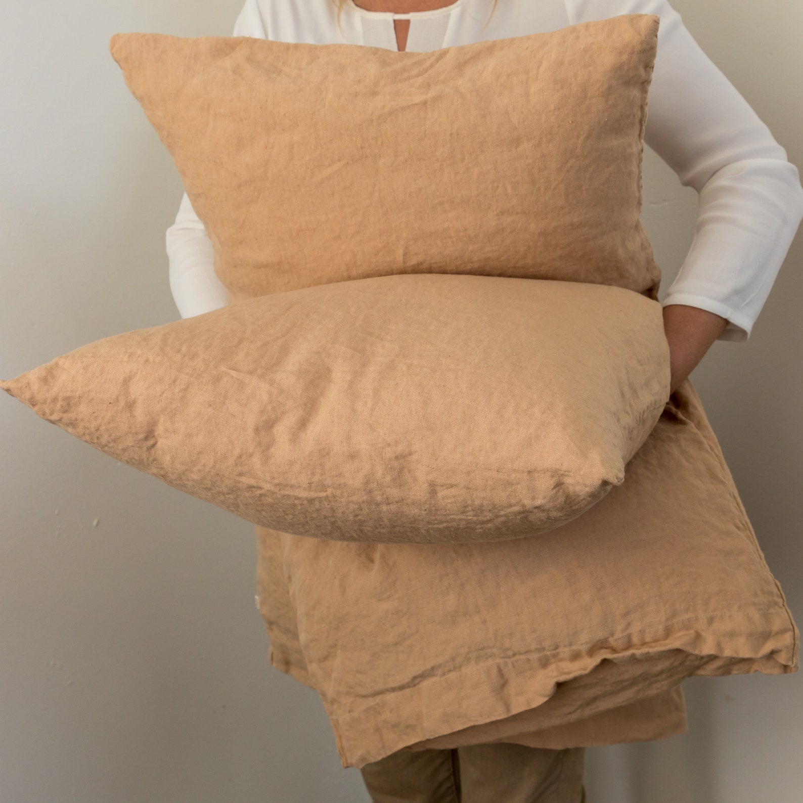LINEN PILLOWCASE With ENVELOPE Closure Pillow Shamshousewife - Etsy