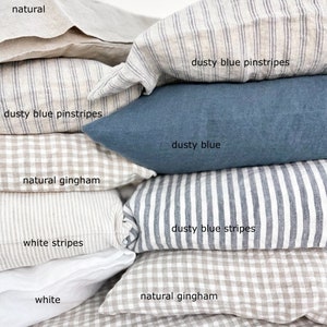 LINEN SHEETS SET With Ruffles. 4 Pieces-flat Ruffled Top Sheet, Fitted ...