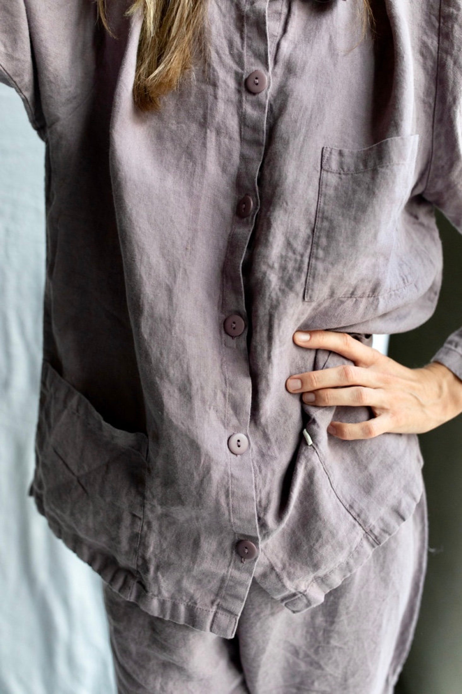 Linen Pajama JANE Linen Sleepwear Linen Pajamas Linen - Etsy