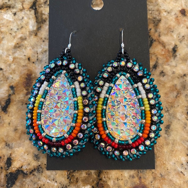 Native Beadwork Fire - Etsy