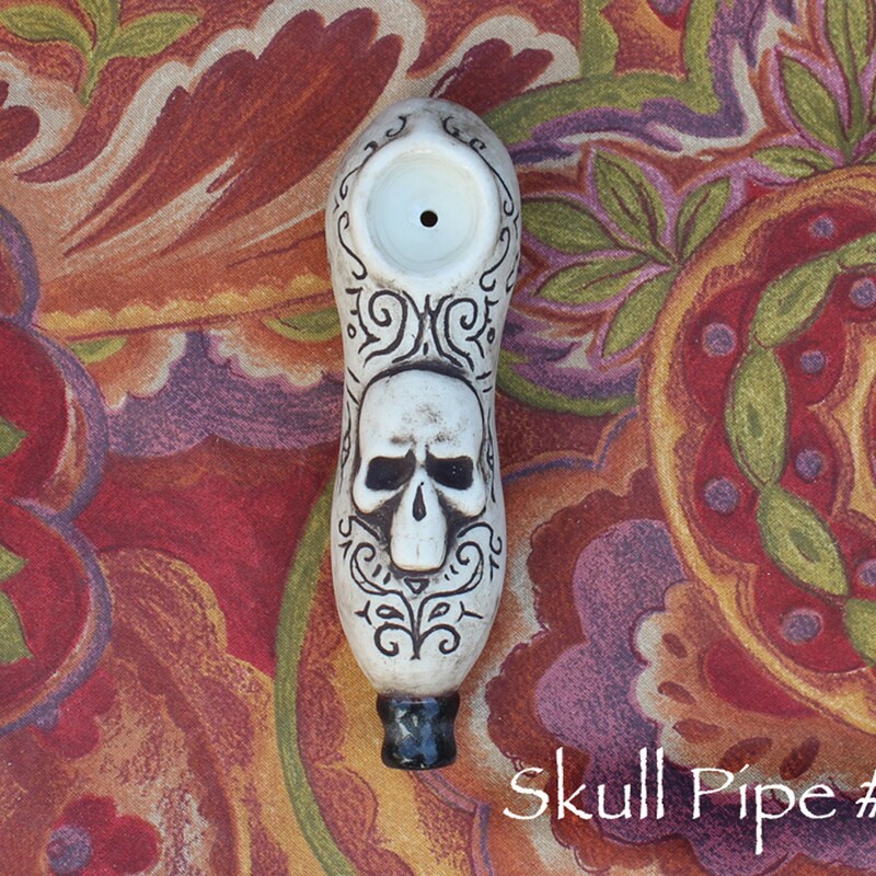 Skull Pipe - Etsy