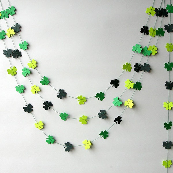Clover Garland - Etsy
