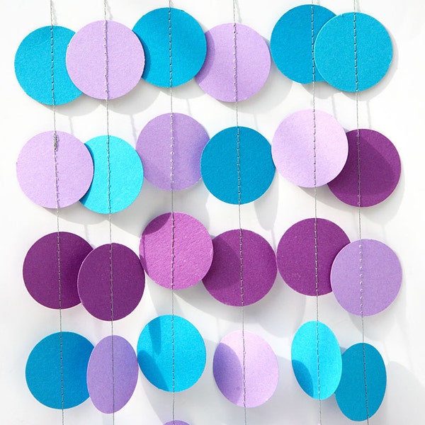Paper Circle Garland - Etsy