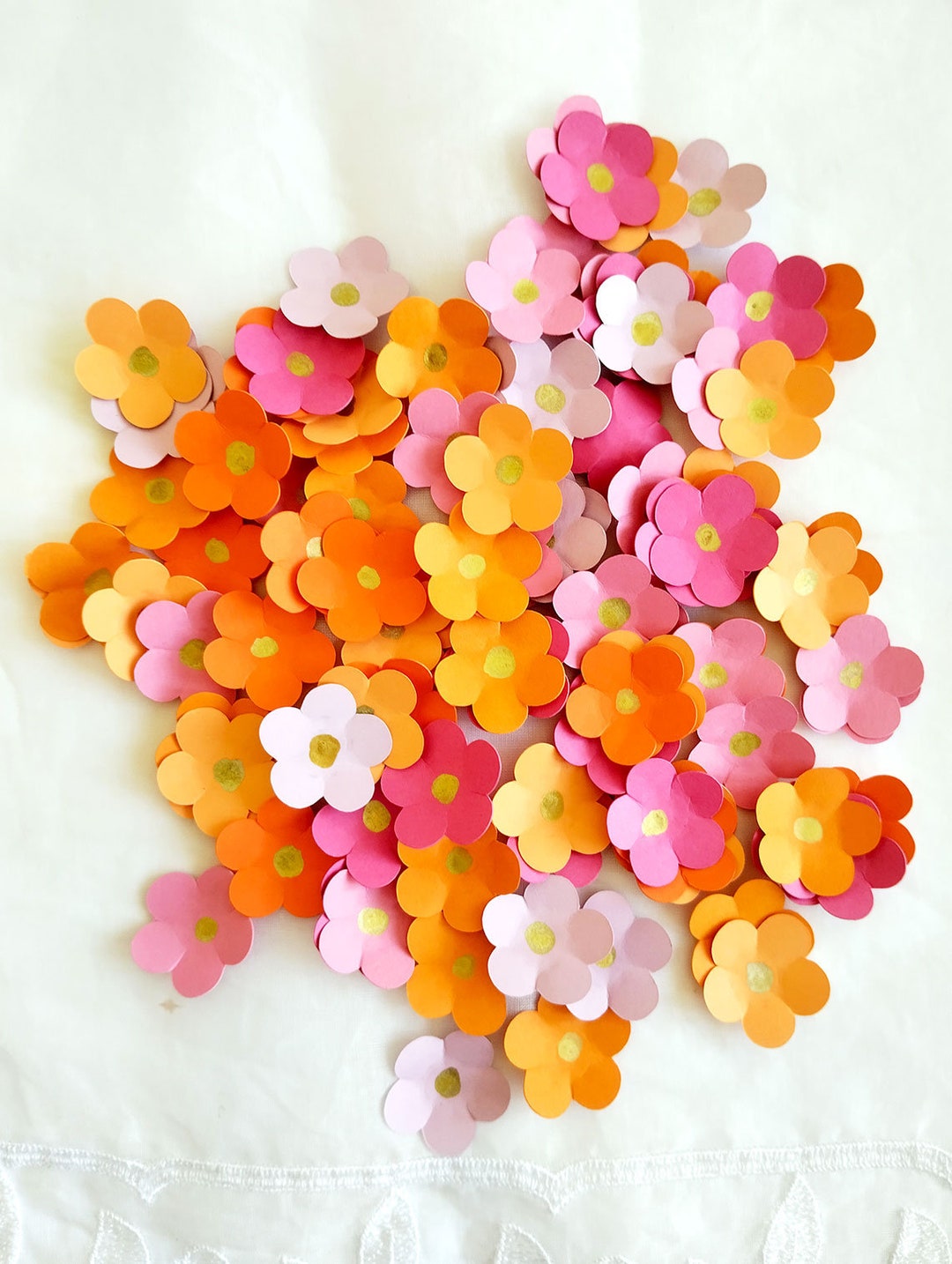 Custom Color Paper Flower Confetti for Tea Party, Bridal and Baby ...