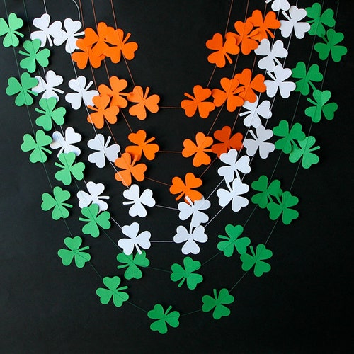 St Patricks Day Set of 3 Garland Irish Garland St Patricks - Etsy