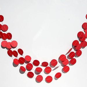 Red Garland, Red Wedding Decor, Wedding Garland, Wedding Decorations ...