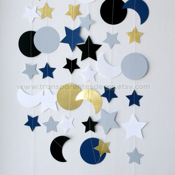 Moon Garland - Etsy