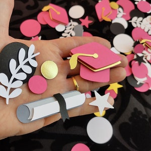 Pink Graduation Cake Topper, Personalizable Graduation Cake Topper ...