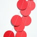 Red Garland, Red Wedding Decor, Wedding Garland, Wedding Decorations ...
