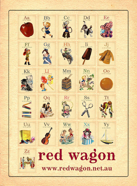 C is for Cowboy, H is for Horse-retro Vintage Boy Cowboy Buckaroo A4 2 ...